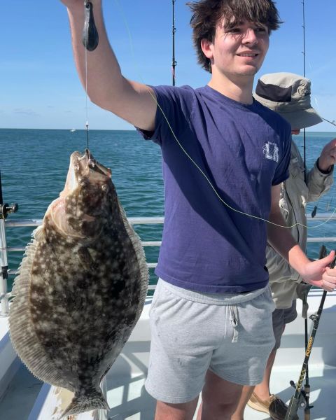 Floundering | Crystal Dawn Head Boat Fishing and Evening Cruise | Outer ...