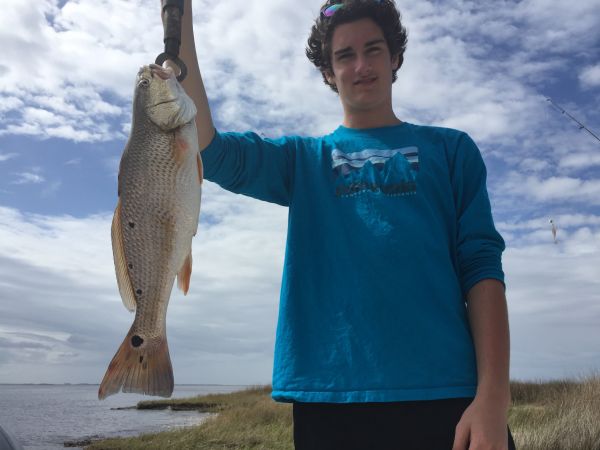 Forrest put a keeper redfish in the box | T-Time Charters | Outer Banks ...