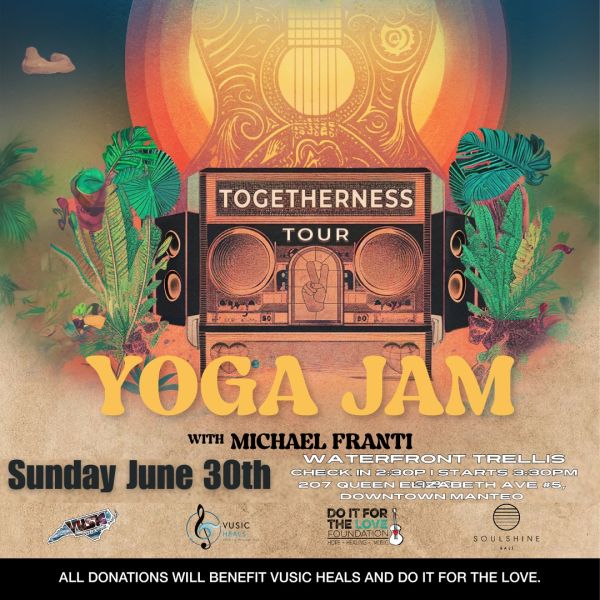 Charity Yoga Jam Session w/ Michael Franti | VusicOBX | Outer Banks Events