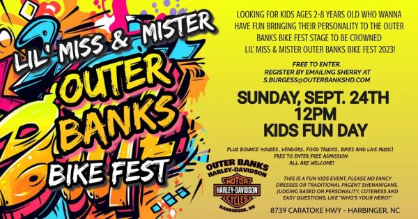Lil' Miss & Mister OBX Bike Fest | The Northern Outer Banks | Outer ...