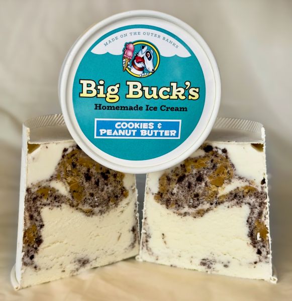 1/2 Gallon Ice Cream | Big Buck's Ice Cream | Outer Banks Shopping