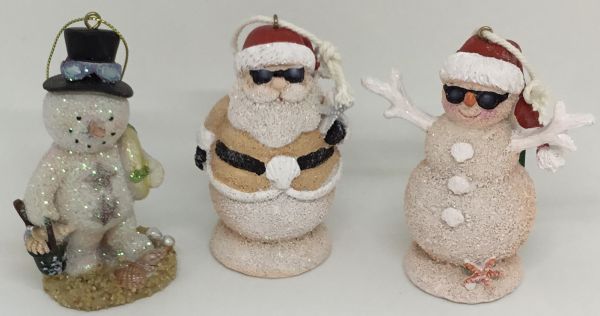 Beachy Christmas Ornaments | Gulf Stream Gifts | Outer Banks Shopping