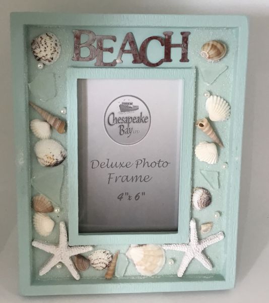Beach Frame Blue | Gulf Stream Gifts | Outer Banks Shopping
