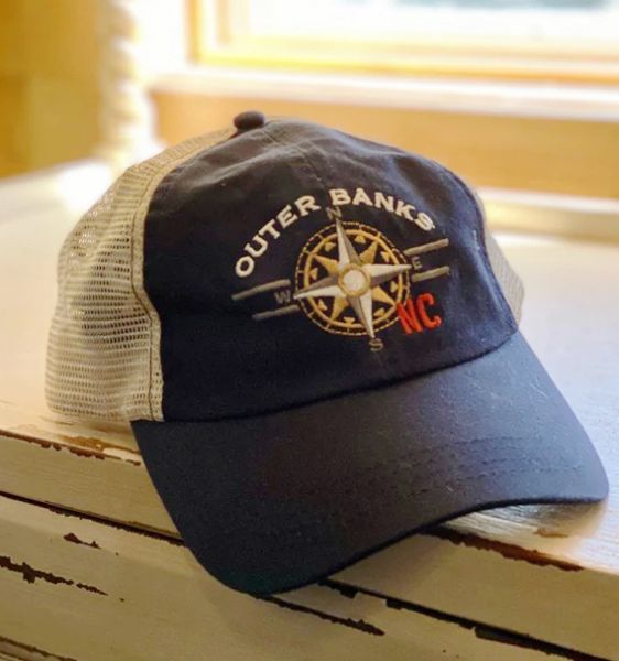 Outer Banks Compass Cap (Youth/Small) | Cotton Gin | Outer Banks Shopping