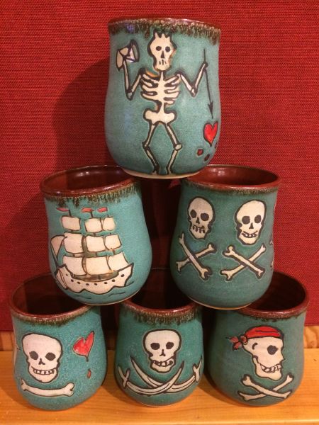 Pirate Cups | Village Craftsmen | Outer Banks Shopping